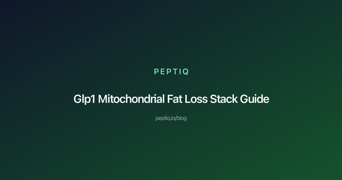The Complete GLP-1 + Mitochondrial Fat Loss Stack: Reta, MOTS-C, SS-31 ...